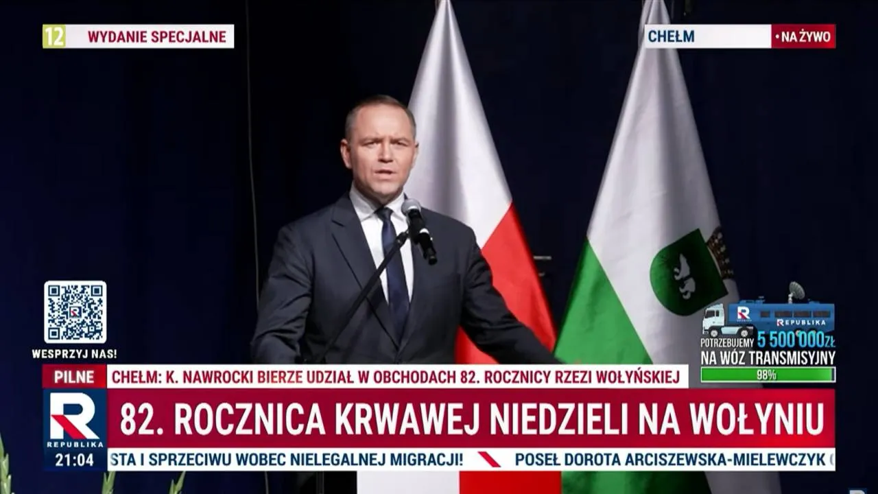 82nd Anniversary of the Volhynia Massacre. Nawrocki Firmly: "We Cannot ...